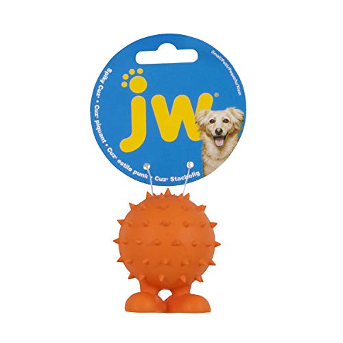 JW Pet Spiky Cuz Assistant Toy, Small, Multicolor,31302