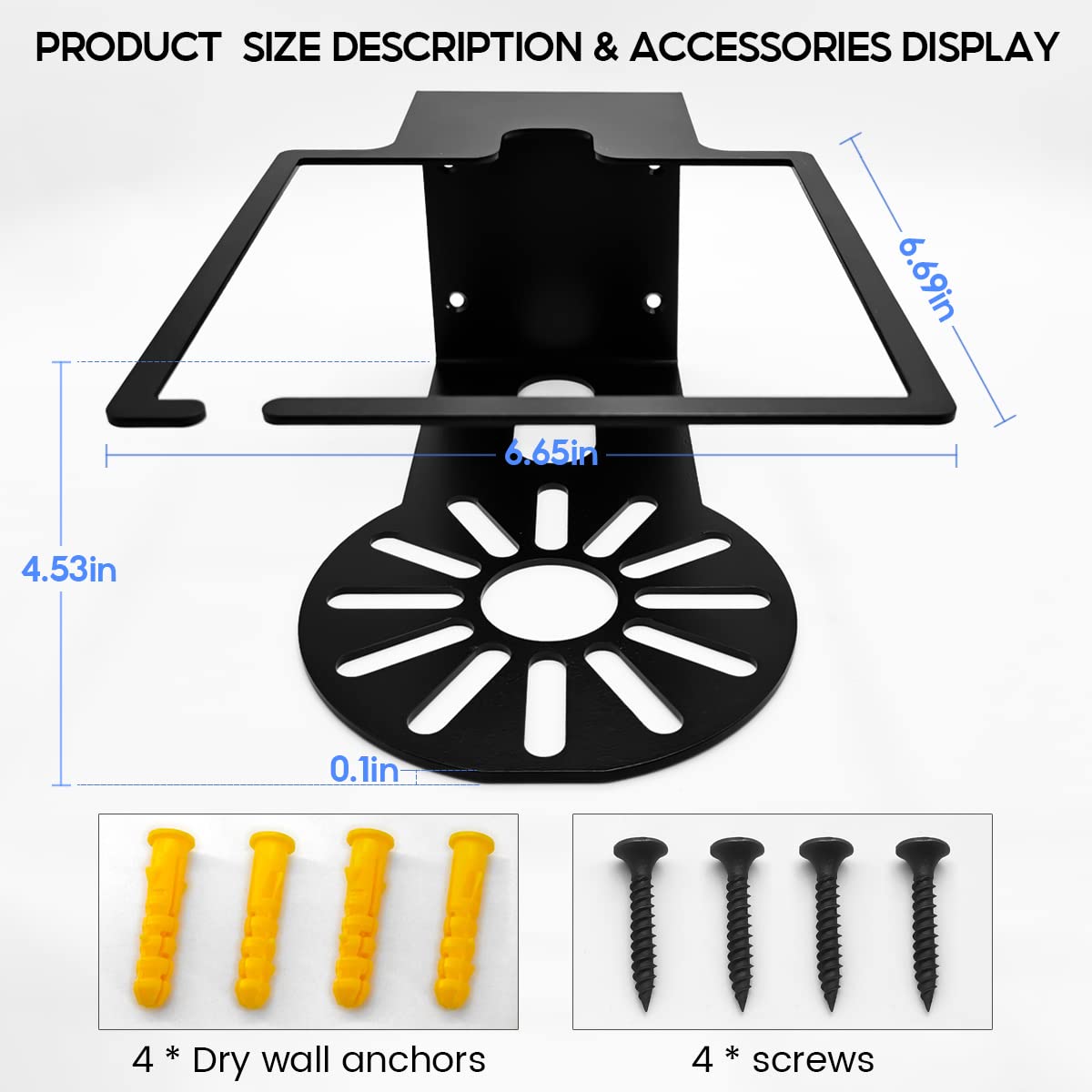 BELIEFLUO Compatible with xbox series x console,Xbox Series X Wall Mount,Sturdy Metal Made Stand Holder Bracket accessories Mounts Xbox Series X on a Wall (BLACK)