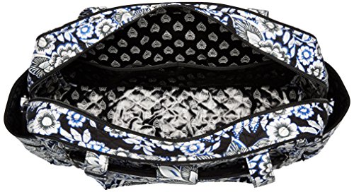 Vera Bradley Women's Cotton Stroll Around Baby Diaper Bag, Snow Lotus, One Size