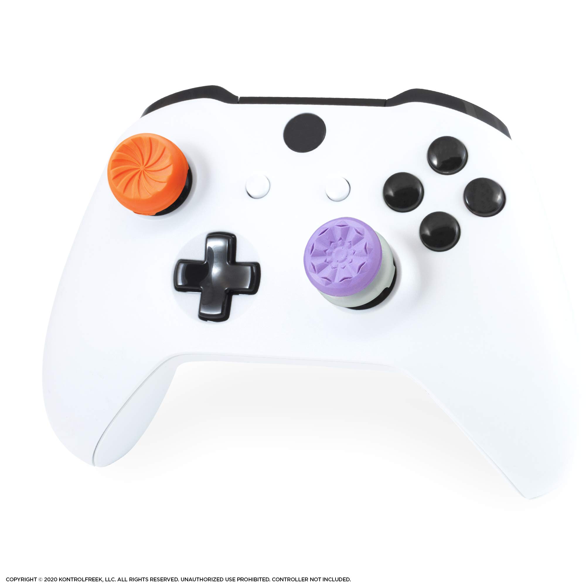 KontrolFreek Gamerpack FPS Freek Galaxy + Vortex Performance Thumbsticks for Xbox One and Xbox Series X | 1 High-Rise, 1 Mid Rise (Galaxy) 1 High-Rise, 1 Mid Rise (Vortex)