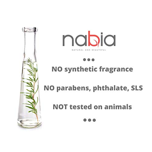 Nabia Plant-based Natural Face Wash with Vitamin C: Gentle and Clean Revitalizing Cleanser, 5.07 Fl Oz