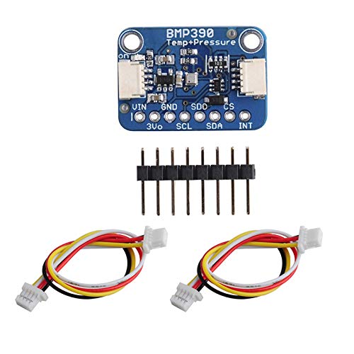 BMP390 Sensor + 1.3" Blue I2C OLED Display