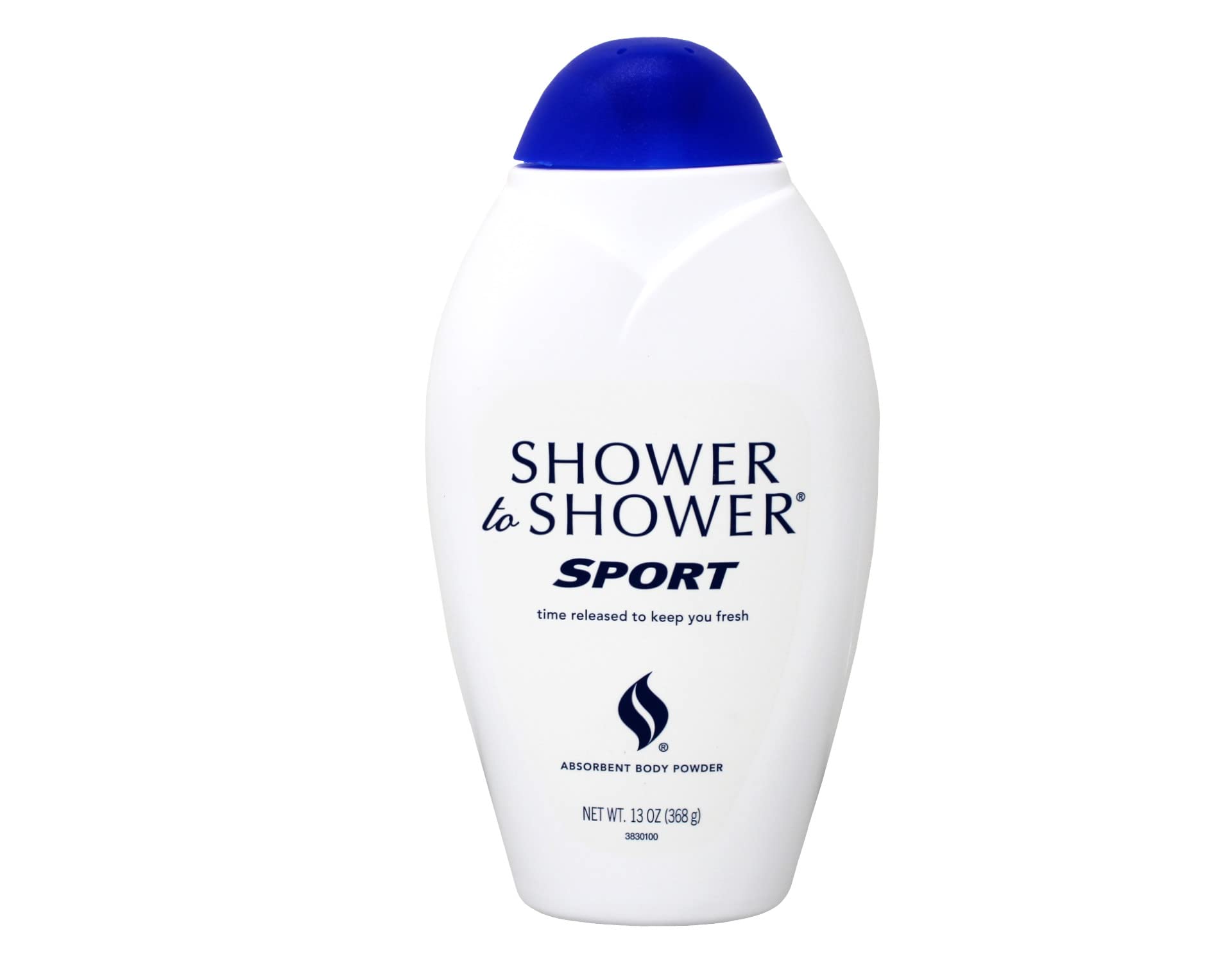 Shower to Shower Absorbent Body Powder, Sport, 13-Ounce Bottles (Pack of 4)