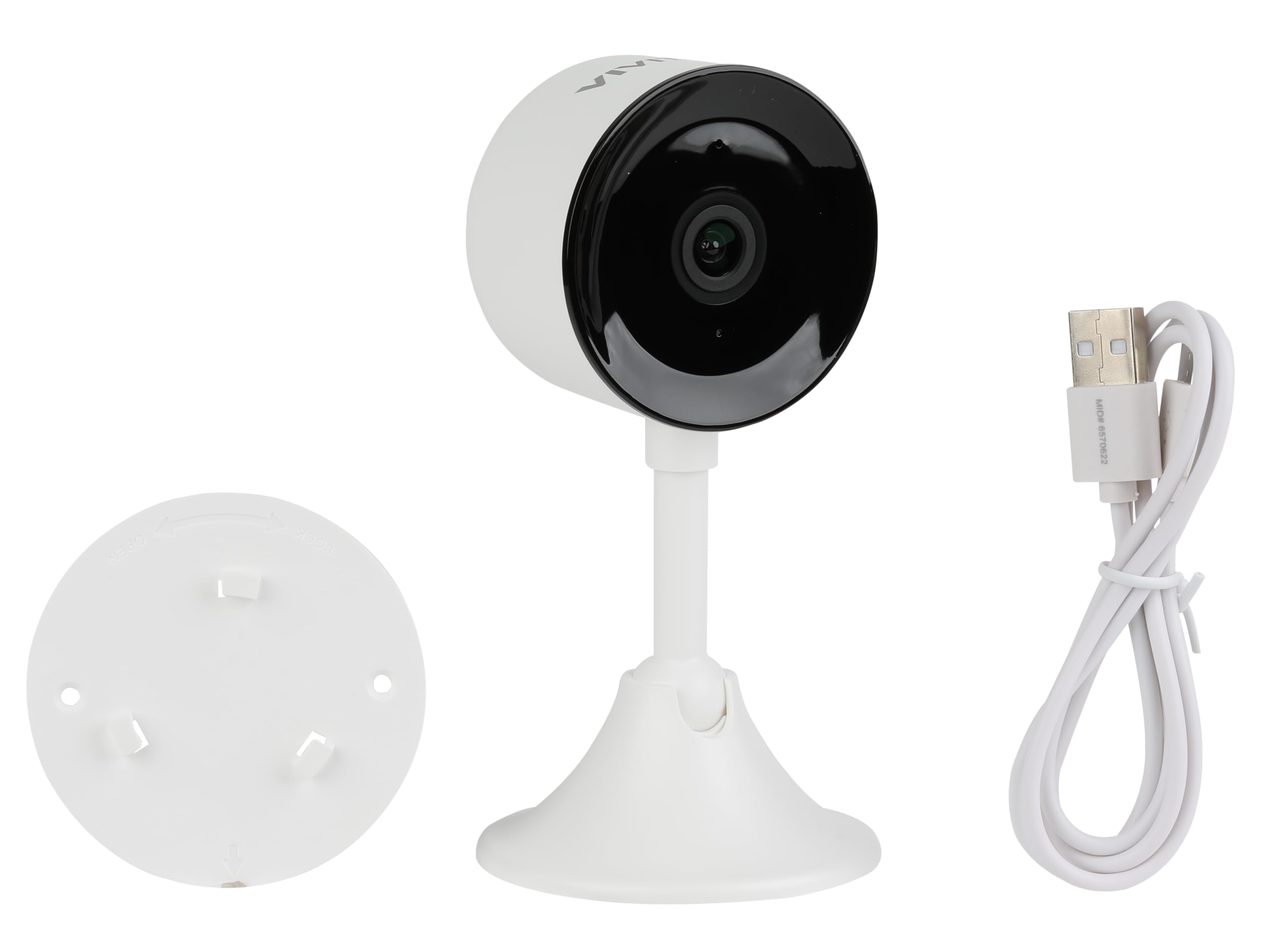 Vivitar Smart Home Security Camera, Indoor Wide Angle WiFi Camera for Home Security with Night Vision, Motion Alerts, 2 Way Communication, Pet and Baby Monitor Surveillance Camera