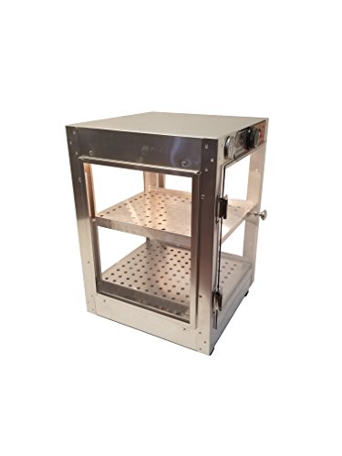 HeatMax 14x14x20 Commercial Food Warmer, Pizza, Pastry, Patty, Empanada, Hot Food, Concession, Convenience Store, Fund Raising, Display Case
