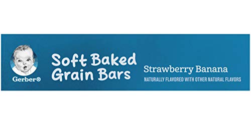 Gerber Graduates Cereal Bars STRAWBERRY BANANA - 5.5oz. (Pack of 4)