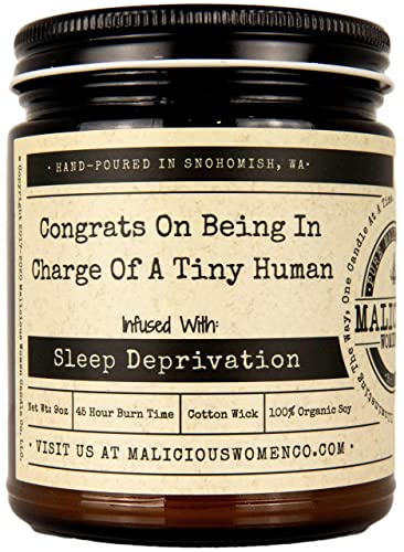 Congrats On Being in Charge of A Tiny Human - Infused with Sleep Deprivation Scent: Shea Butter & Almond