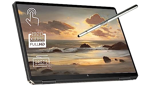 HP 2023 Newest Flagship Envy x360 2 in 1 15.6" Touchscreen Laptop, Hexa-Core AMD Ryzen 5 7530U(Beat i7-11370H), 8GB RAM, 1024GB PCIE SSD, Backlit Keyboard, W/Stylus Pen, Windows 11 Home, Silver