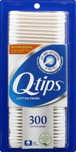 Q-tips Cotton Swabs ,SWAB,QTIPS,ANTIBAC,300/PK