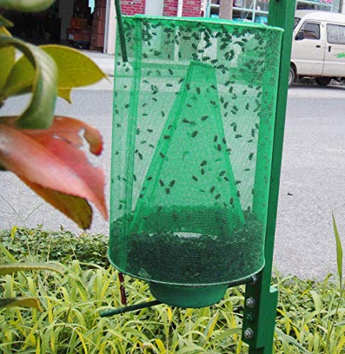 Ckyuna 8 Pack Fly Trap Garden Ranch Orchard Trap,Ranch Fly Trap Flay Catcher, The Most Effective Trap Ever Made with Pots Flay Catcher New Fly Red Drosophila
