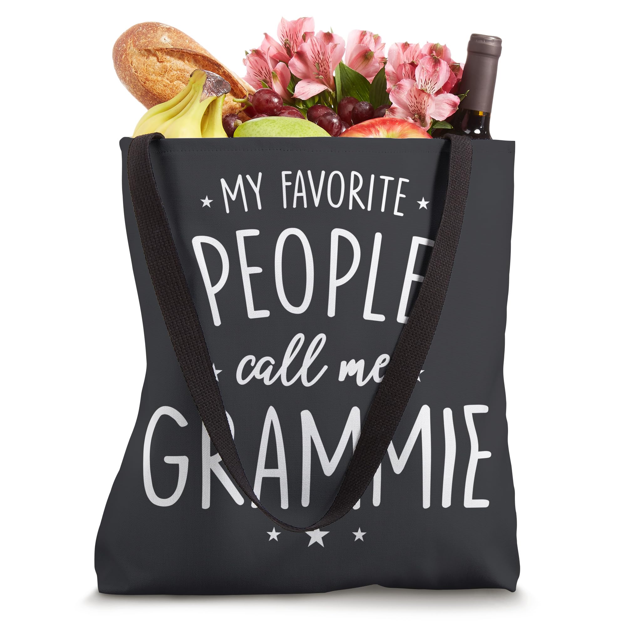 Grammie Gift: My Favorite People Call Me Grammie Tote Bag