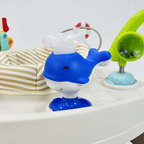 Storkcraft Imagination 3-in-1 Activity Center (Desert Sand) - Interactive Activity Center with Toy Tray, Rocking Function, and Jumping Board for Toddlers and Infants