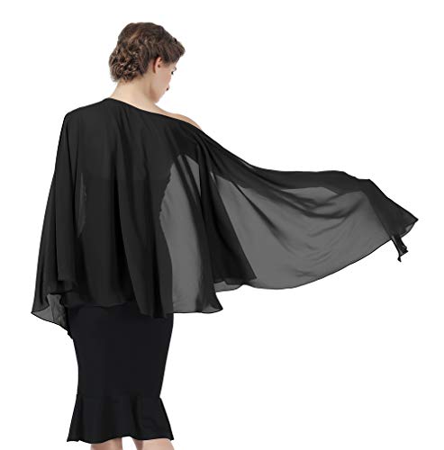 BEAUTELICATE Shawls Wraps Scarf Chiffon For Women Bridal Wedding Evening Dresses