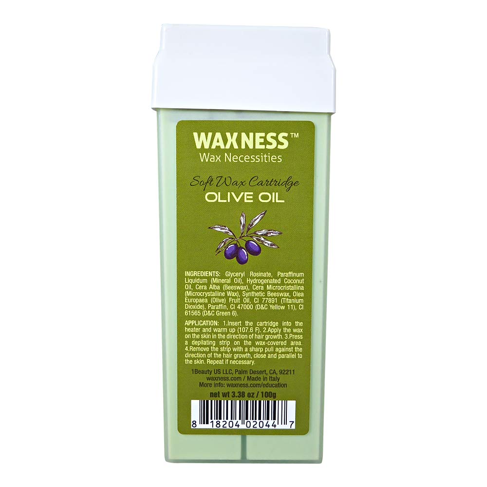 Wax Necessities Waxness Olive Oil Soft Wax Cartridge 3.38 Ounces