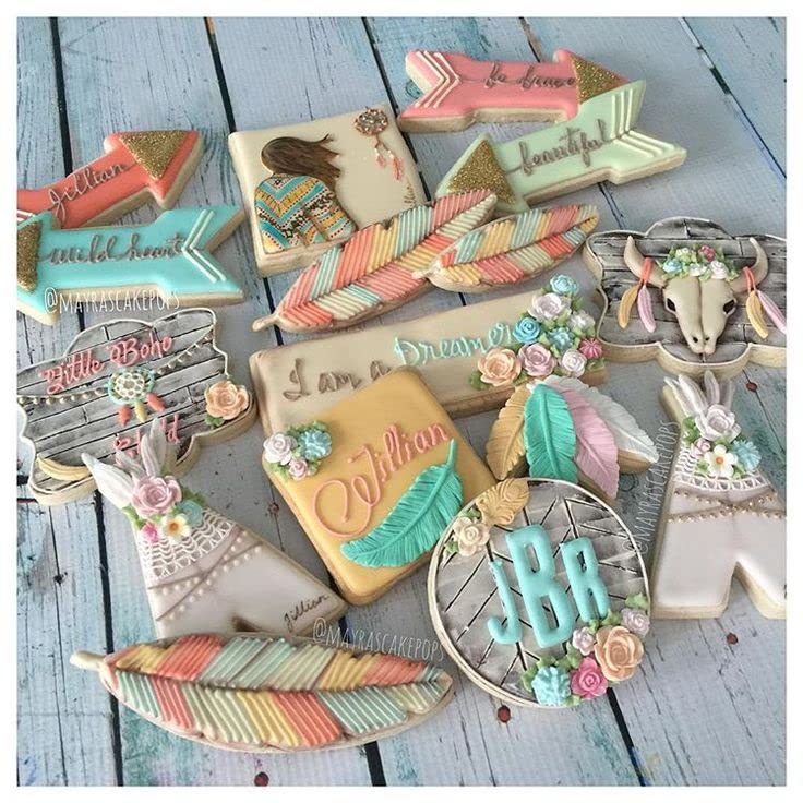 Boho Bohemian Southwest Inca Aztec Frame Plaque 4.5 Inch Cookie Cutter from The Cookie Cutter Shop β Tin Plated Steel Cookie Cutter β Made in the USA