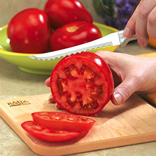 RADA Cutlery Tomato Slicing Knife β Stainless Steel Blade With Aluminum Handle Made in USA, 8-7/8 Inches, 2 Pack