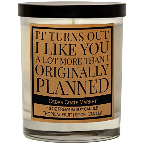 It Turns Out I Like You A Lot More, Best Friend, Friendship Gifts, Birthday Gifts, Going Away Gifts, Funny Gifts for Friends, Long Distance Friend, Joke, BFF, Bestie, Funny Candle