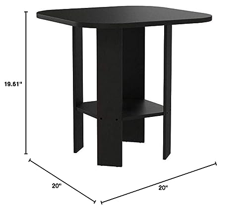 Furinno Simple Design End/SideTable, Espresso