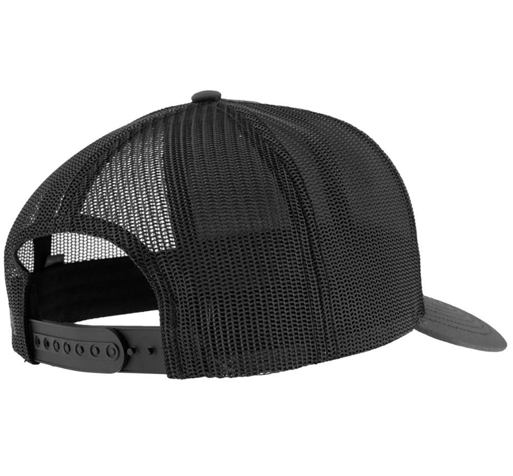 Beretta Men's Mesh Back Js Trucker Hat, Charcoal and Black, One Size Fits All