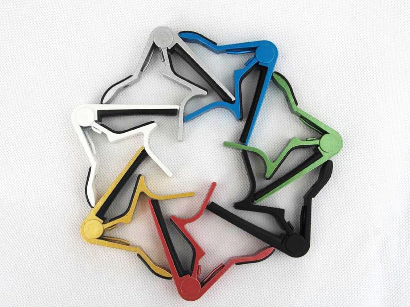 Guitar Capo,Capo for 6-String Acoustic and Electric Guitars, Bass,Mandolin, Ukulele, Black Guitar Capo (black) (black)
