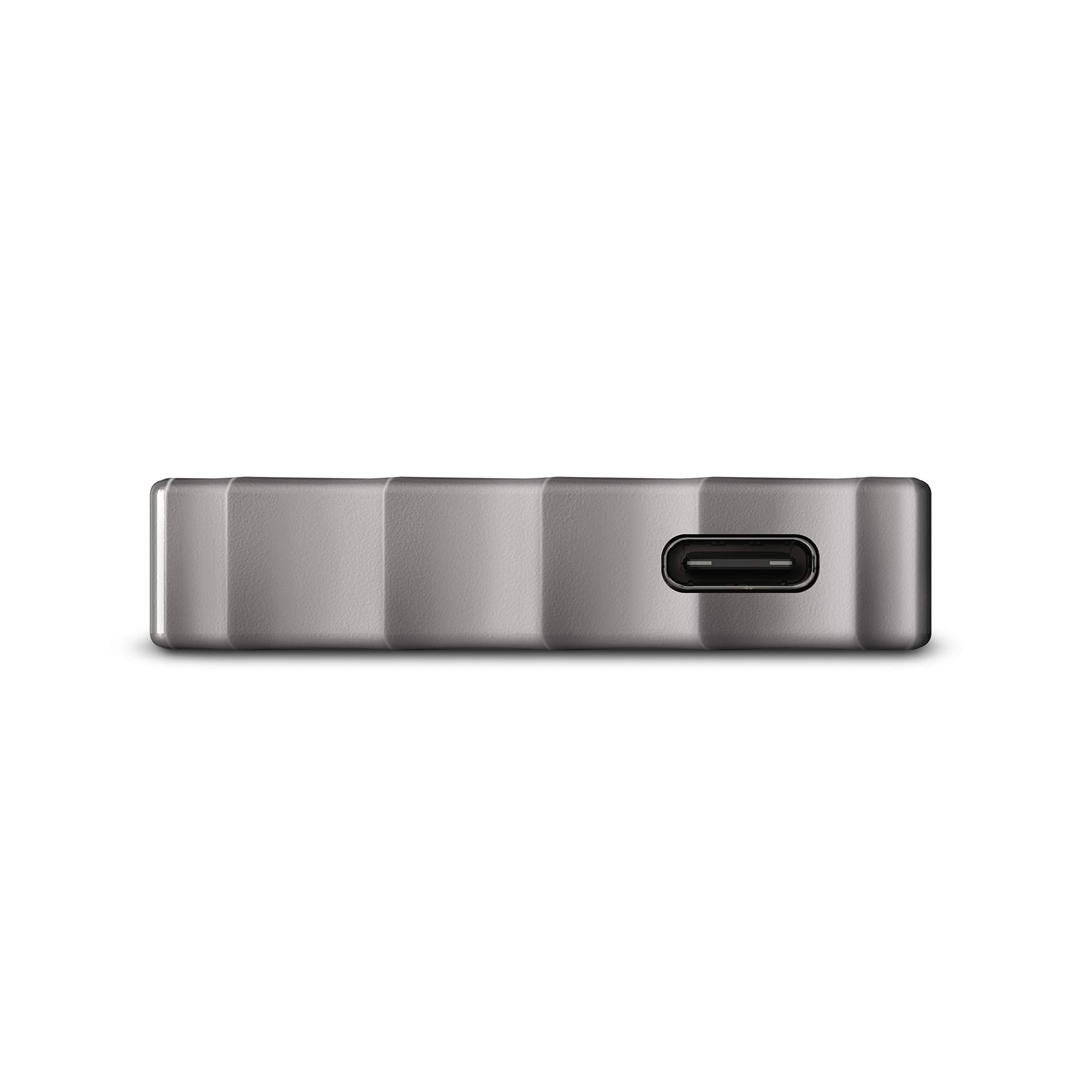 WD 256GB My Passport SSD Portable Storage - USB 3.1 - Black-Gray - WDBK3E2560PSL-WESN