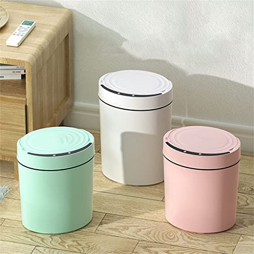 CZDYUF Smart Sensor Garbage Bin Kitchen Bathroom Toilet Trash Can Best Automatic Induction Waterproof Bin with Lid ( Color : Gray , Size : 13L )