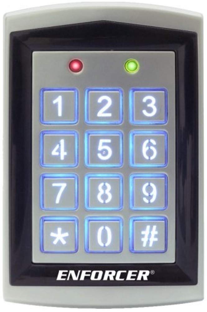 SK-1323-SPQ Seco-Larm Sealed Housing Weatherproof Digital Access Keypad w/Built-in Proximity Reader