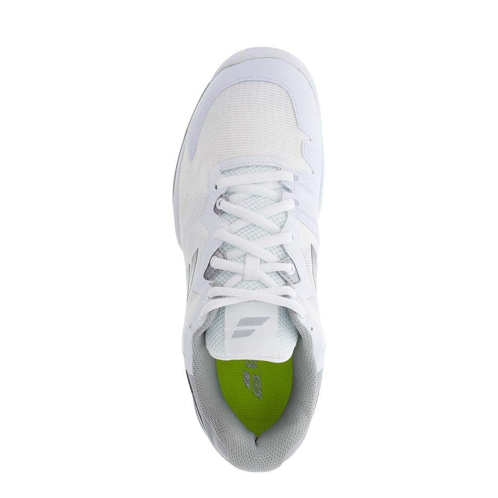 Babolat Women`s SFX 3 All Court Tennis Shoes White and Silver (9.5)