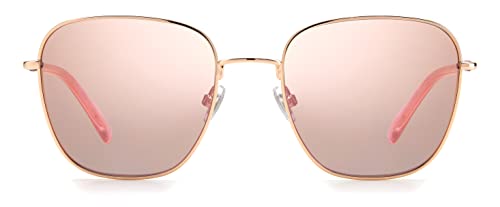 Fossil Women's Female Sunglass Style FOS 3117/S Square, Red Gold/Rose Gold Multilayer, 52mm, 19mm