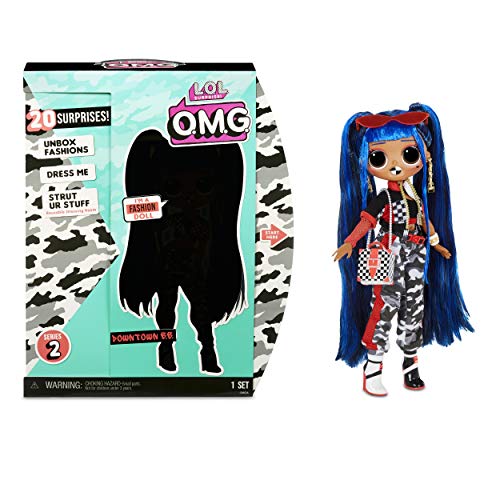 LOL Surprise OMG Downtown B.B. Fashion Doll with 20 Surprises
