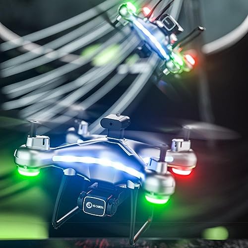 Drone With 4K Dual HD Camera Optical Localization Remote Control Toys Gifts For Boys Girls, Headless Mode, O๐e Key Take Off/Land, Altitude Hold, Intelligent Obstacle Avoidance