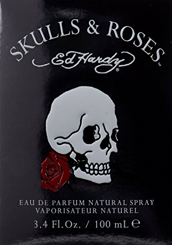 Skulls and Roses Ed Hardy Eau De Parfums for Women, 3.4 Ounce