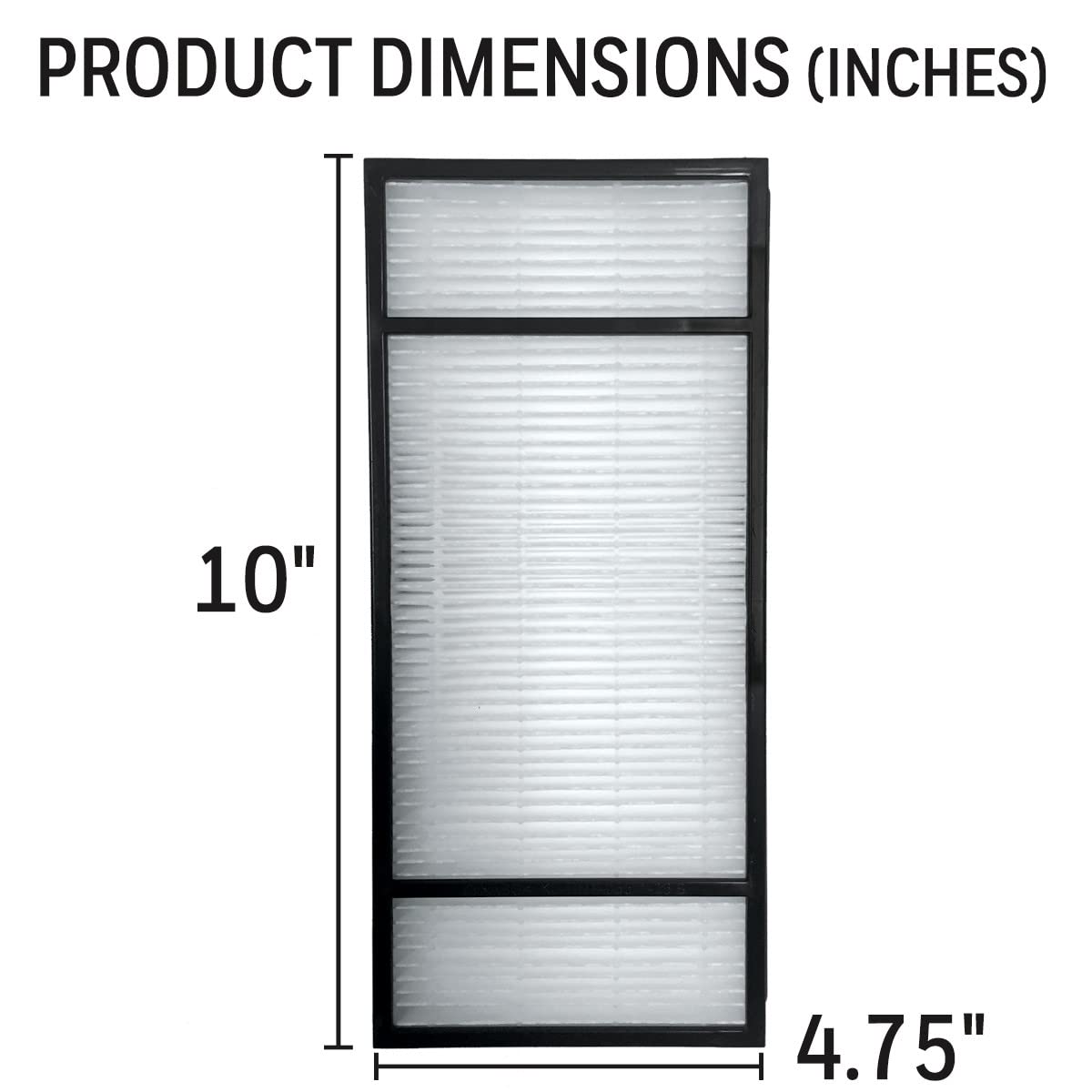 Honeywell HRF-H2 True HEPA Air Purifier Replacement Filter H, 2-Pack – Airborne Allergen Air Filter Targets Wildfire/Smoke, Pollen, Pet Dander, and Dust