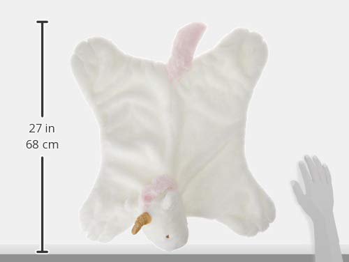 GUND Baby Luna Comfy Cozy Plush Blanket for Babies and Newborns, White, 24”