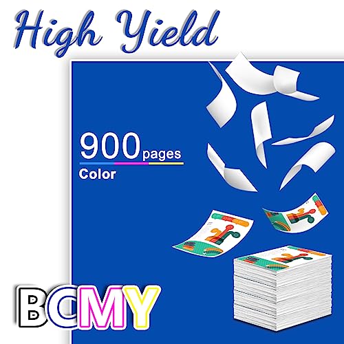 Jagute 1200XL Color Ink Cartridges Combo Pack Replacement for Canon PGI-1200XL PGI-1200 XL 1200XL Work with Maxify MB2050 MB2320 MB2020 MB2720 MB2120 MB2350 Printers (2Cyan/2Magenta/2Yellow, 6-Pack)