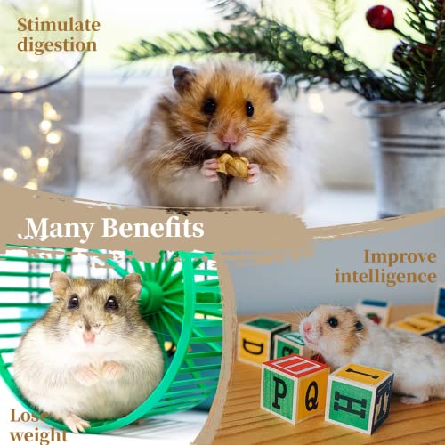 FELISTORY Wooden Foraging Toy for Small Pet - 6 in 1 Interactive Hide Treats Puzzle Snuffle Game, Mental Stimulation Toy for Guinea Pig,Rabbit,Hamster,Hedgehog, Chinchilla, Mouse,Rats,Sugar Gilders