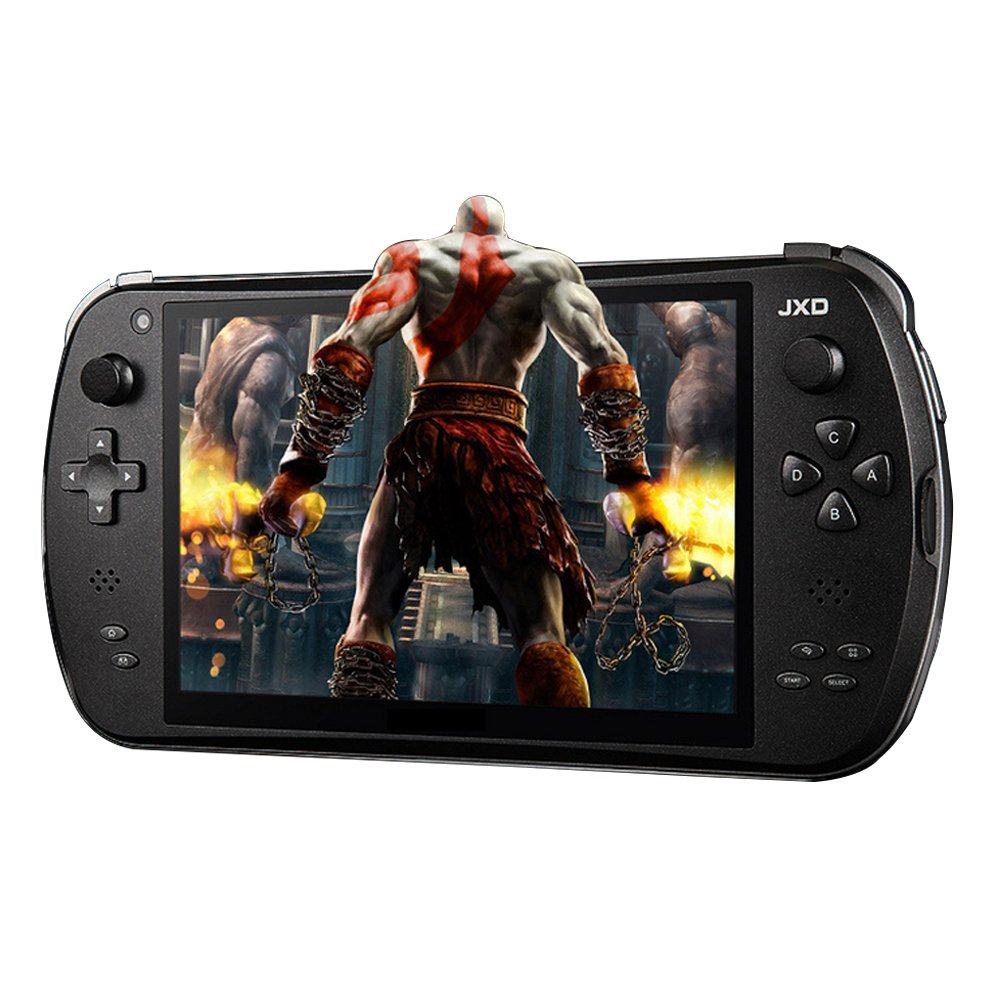 JXD S7800B Tablet HD Rockchip 3188 IPS LCD Capacitive Touchscreen Game Console Unlock Rooted Android 4 Free Retrogaming - 16GB with Links 13.2Ft Mini HDMI Cable to HDTV ?- ¡