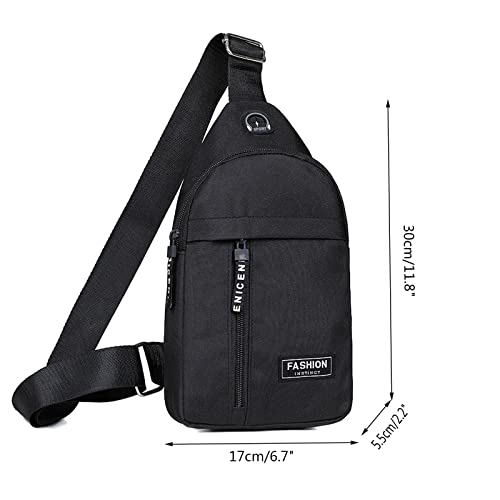 BLANKX Shoulder Bags Waterproof Crossbody Bag Small Sling Bag Sling Purse One Strap Travel Bag with Earphone Hole