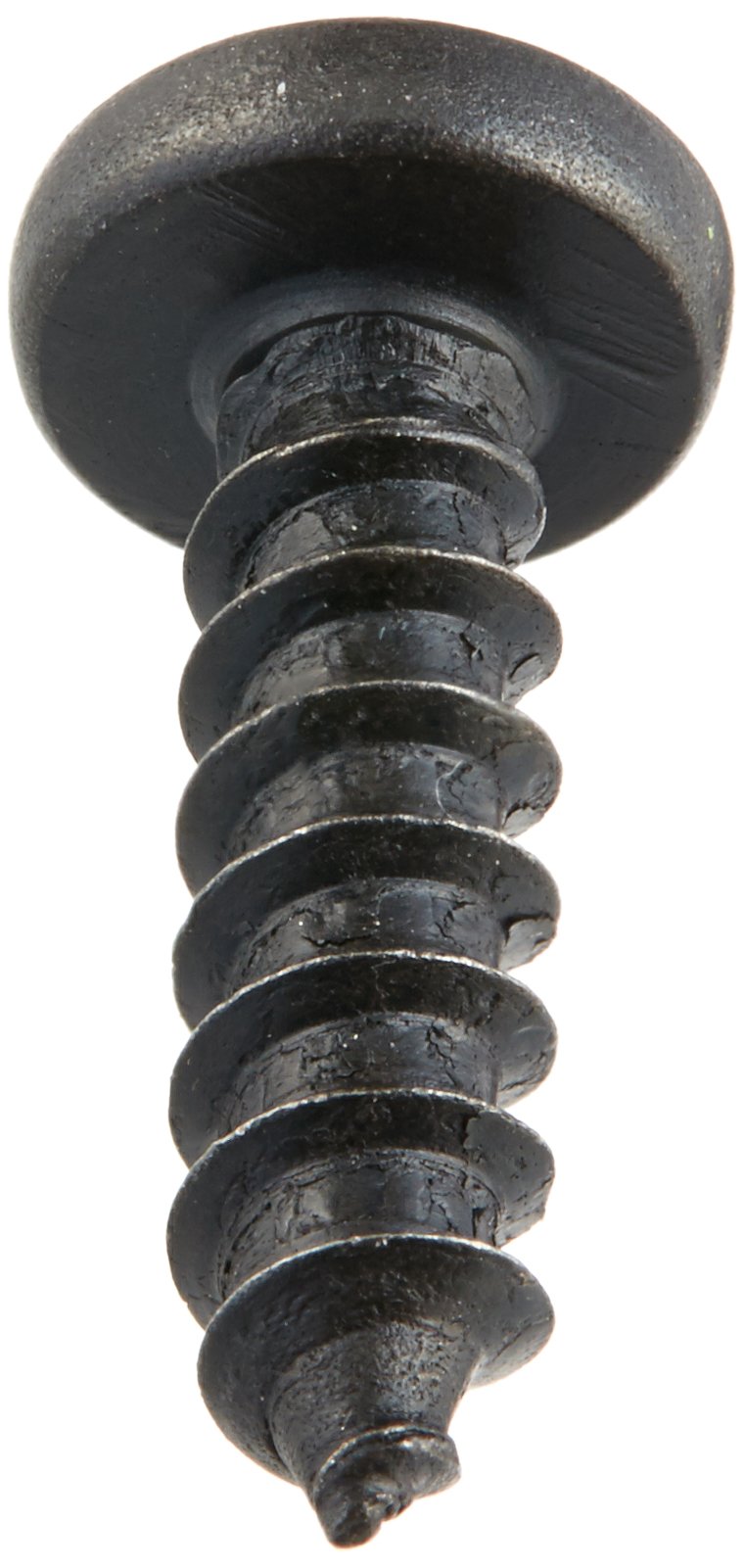 Small Parts 1012APPB Steel Sheet Metal Screw, Black Oxide Finish, Pan Head, Phillips Drive, Type A, #10-12 Thread Size, 3/4" Length (Pack of 100)