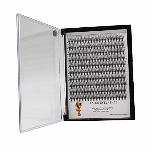 Bodermincer 20D 8-20mm To Choose 8-10-12-14mm MIX/14-16-18-20mm MIX rofessional Makeup Individual Cluster Eyelashes Grafting Fake False Eyelashes Eyelash Extension Individual Eyelash Bunche (20D-12mm)