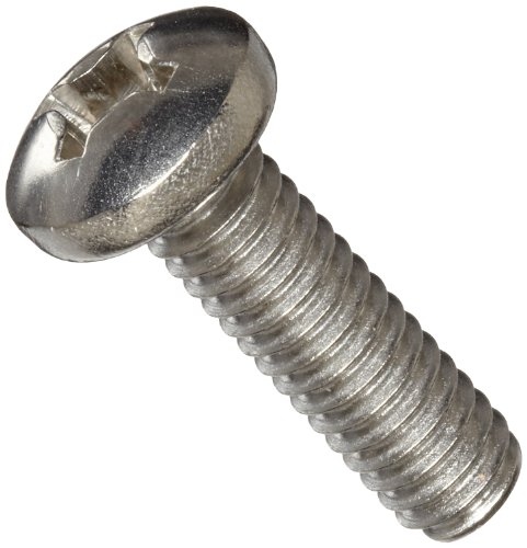 Small Parts 18-8 Stainless Steel Machine Screw, Plain Finish, Pan Head, Phillips Drive, Meets ASME B18.6.3, 5/32" Length, Fully Threaded, #0-80 UNF Threads (Pack of 100)