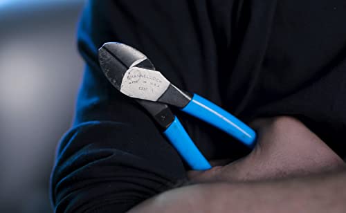 Channellock Diagonal Cutters, 7 In., Blue, Gray (337)