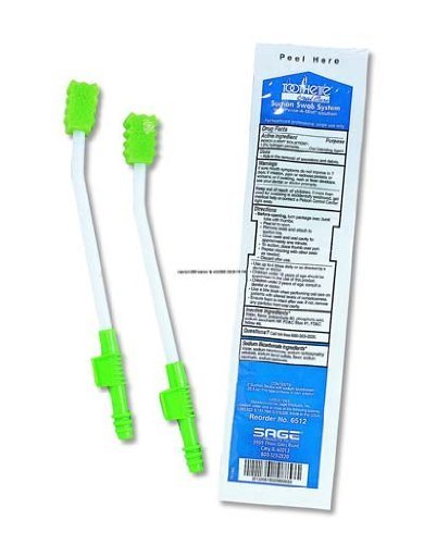 Pack of 2 Toothette Plus Suction Swab Single-Use System SAGE PRODUCTS .
