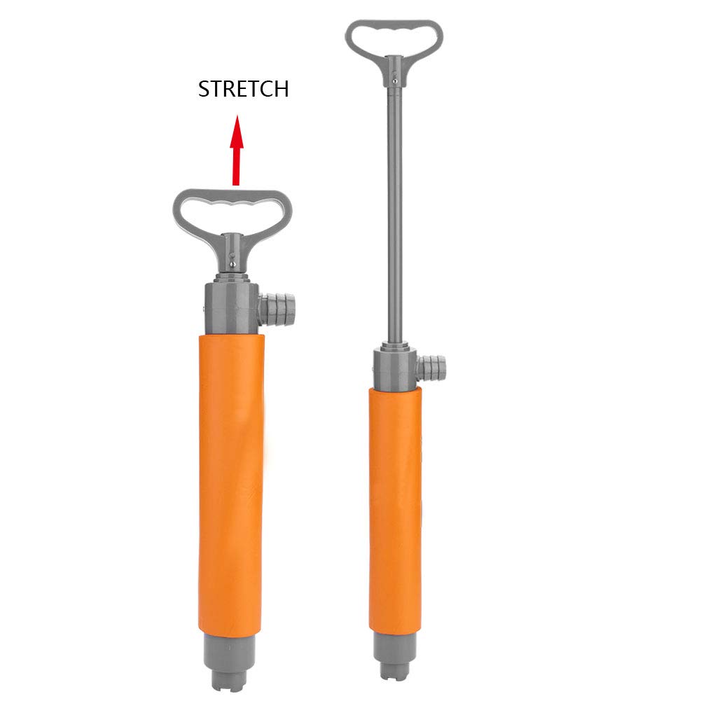 AUHX Kayak Hand Pump, Floating Hand Pump Kayak Accessories Kayak Pump for Boat