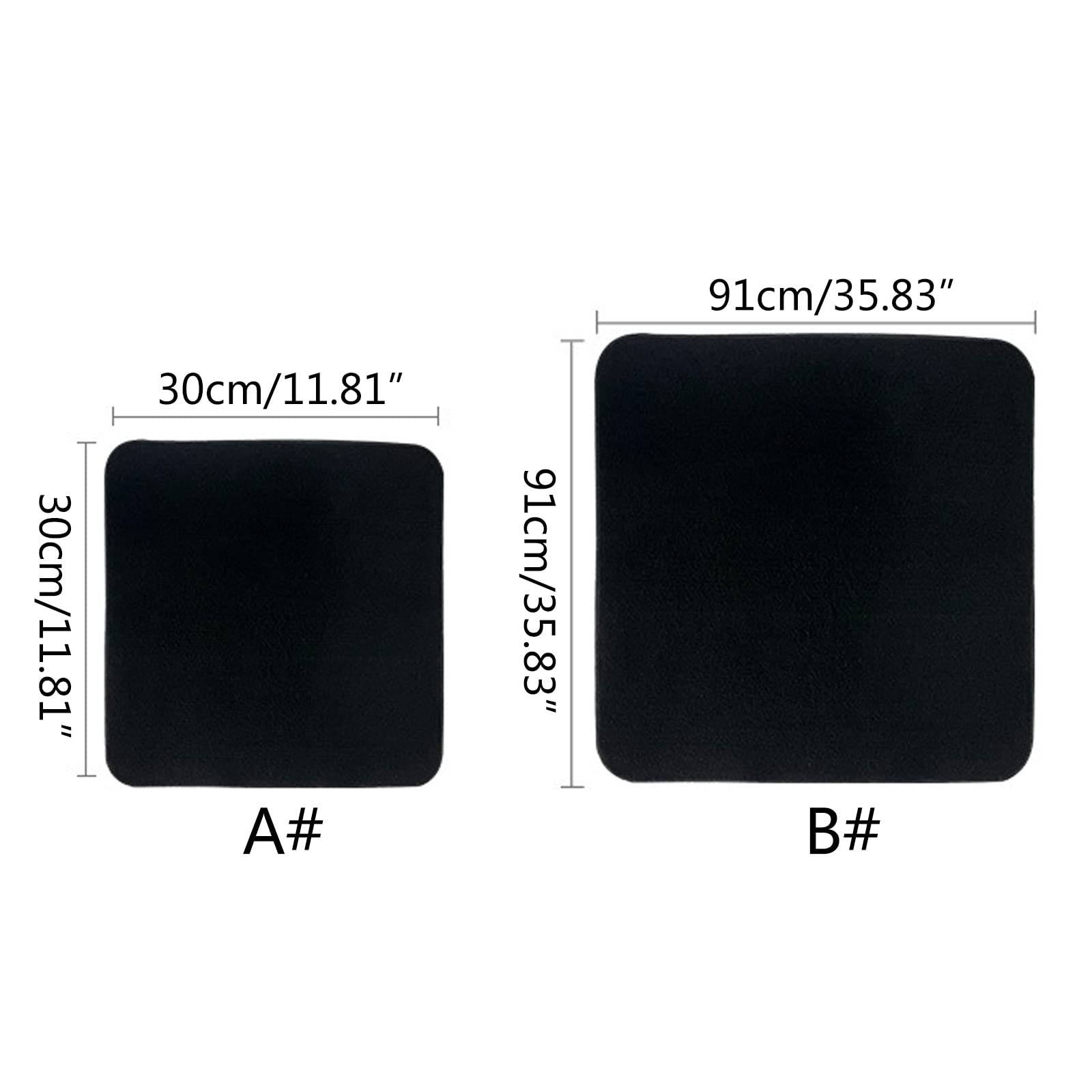 boeerty Welding Blanket Fireproof Heat Resistant Flame Retardant Carbon Felt for Welder Torch Shield Plumbing Heat Sink Slag Insulated Welding Blanket Fireproof