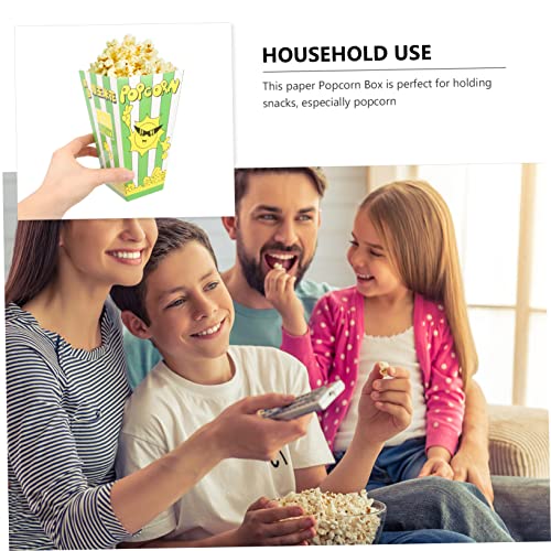 NOLITOY 100pcs Popcorn Boxes Snack Container Snack Box Container Ornament Container Disposable Popcorn Boxes Snack Containers Party Snack Container Popcorn Bucket Food Box Container Box