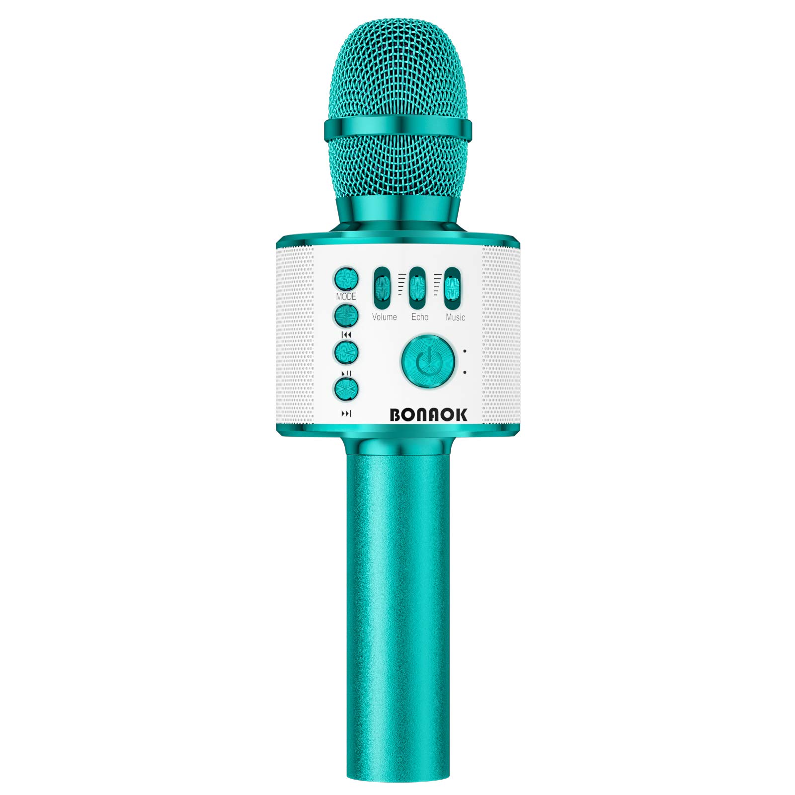 BONAOK 2 of Q37 Karaoke Microphone, Portable Karaoke Machine with Built in Speaker for Kids and Adults