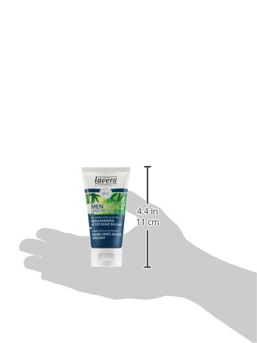 Lavera Natural After Shave Balm For Men, Anti-Irritant, Hydrating, Soothing and Cooling benefits (50ml/1.6 oz)