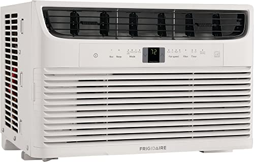 Frigidaire FFRE083WAE Window Air Conditioner With Washable filter, remote, 8,000 BTU, White