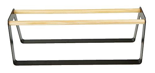 Mind Reader Shoe Rack, Slipper Rack, Shoe Organizer Stand for Heels and Sneakers, Black
